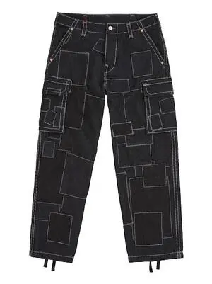 Supreme Patchwork Cargo Pants - Black