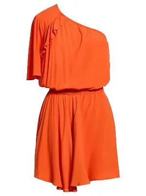 8PM Mini One-shoulder Dress - Orange