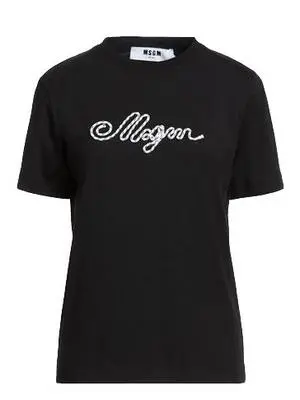MSGM Cotton Jersey T-shirt - Black