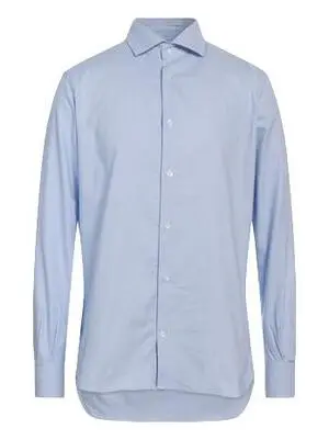 GLANSHIRT Shirt Sky Size Cotton - Blue