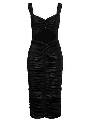 GAËLLE PARIS Midi Bodycon Dress - Black