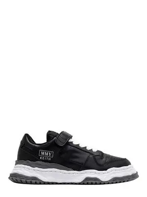 Mihara Yasuhiro Keith Og Sole Leather Low Top Sneakers - Black