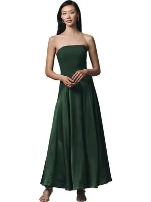 HUTCH Petite Strapless Maxi Dress - Emerald