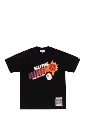 A BATHING APE X Mitchell & Ness Nba Phoenix Suns Tee Shirt - Black