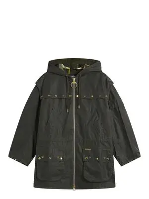 Barbour Aberford Wax Jacket - Archive Olive/ancient Tartan