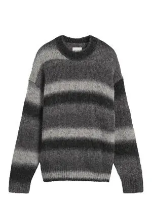 Norse Projects Jonas Gradient Alpaca Sweater - Charcoal Melange
