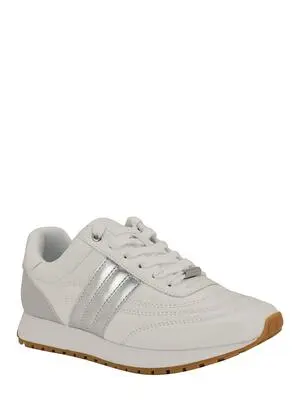 Calvin Klein Lace Up Sneakers - White