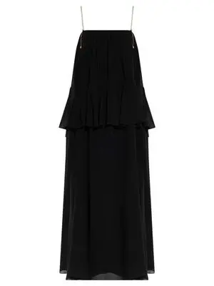 Chloé Long Silk Dress - Black