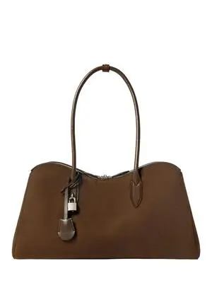 Stella McCartney Ryder Vegan Suede Handbag - Brown