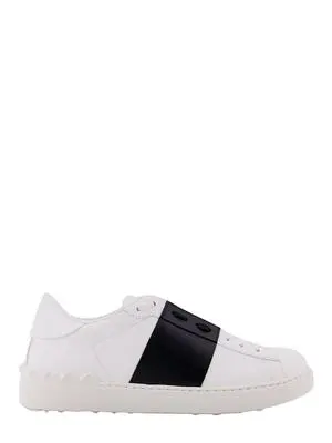 Valentino Garavani Open Leather Sneakers - White