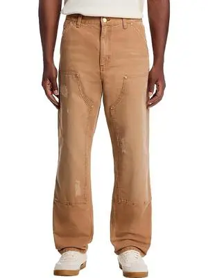 Carhartt Work In Progress Relaxed Fit Double Knee Pants - Hamilton Brown