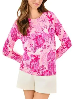 LILLY PULITZER Salima Sweater - Parigi Pink Supporting Squad