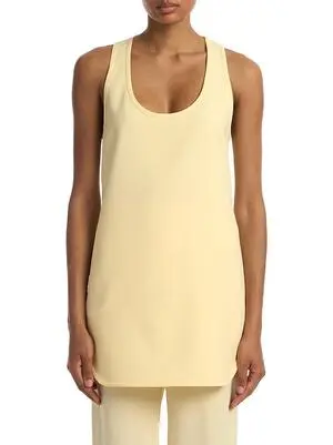 Wardrobe.NYC Matte Tank Top - Lemon