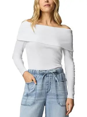 Splendid Josie Off-the-shoulder Top - White