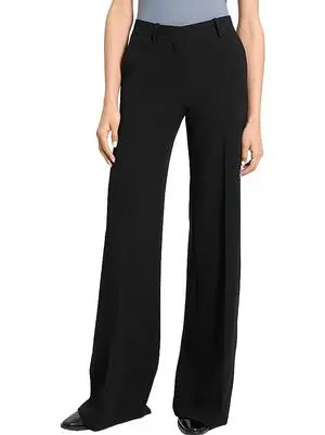 Theory Fluid Flare Trousers Black