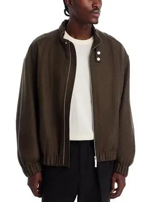 HELMUT LANG Belt Collar Bomber Jacket