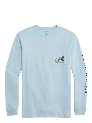 Vineyard Vines Relaxed Fit Long Sleeve Graphic Tee - Summer Evening