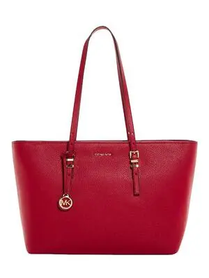 Michael Kors Large Leather Tote - Crimson