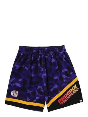 A BATHING APE X Mitchell & Ness Nba Phoenix Suns Swingman Shorts - Purple