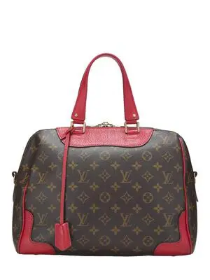 LOUIS VUITTON Monogram Canvas Retiro PM Red