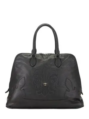 Chrome Hearts Leather Slouchy Mo Bag - Black