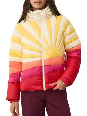 Marine Layer Sunbeam Puffer Jacket - Sunburst