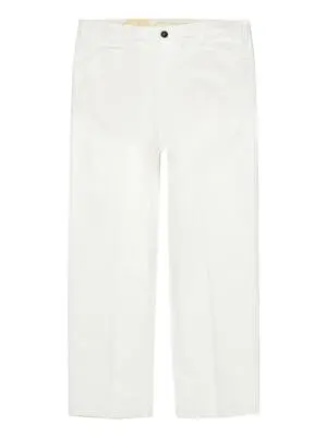 FORTELA Ben Heavy Cotton Gabardine Chino Pants - White