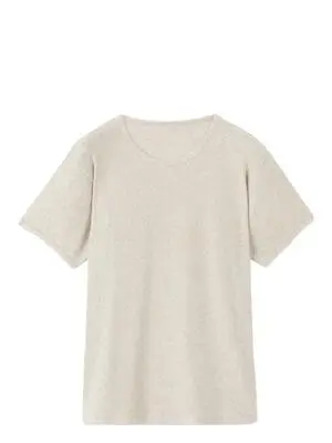 FORTELA Courtney Cotton-linen Ribbed T-shirt - Garza