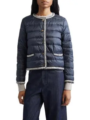 Max Mara The Cube Quilted Puffer Jacket - Midnight Blue