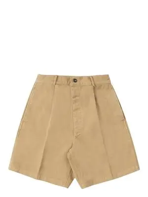 FORTELA Jillian Canvas Cotton Shorts - Camel