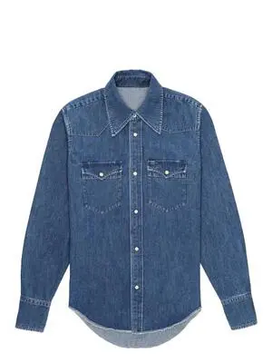 FORTELA Yellowstone Stone Wash Denim Shirt - Multicolor