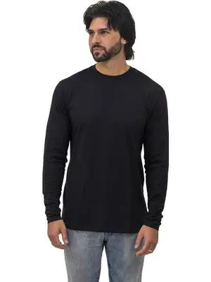 EPIC FITS Standard Long Sleeve Crew Neck T-shirt 3-pack - Black