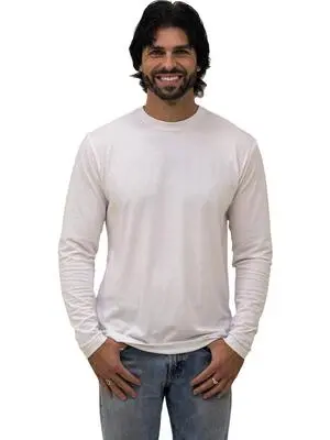 EPIC FITS Standard Long Sleeve Crew Neck T-shirt 3-pack - White
