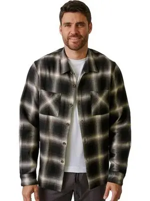 LEISURE LAB Coyote Flannel Button Up - Wolf