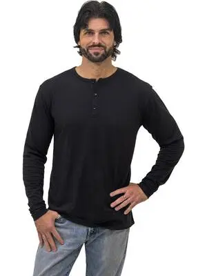 EPIC FITS Long Sleeve Henley 3 Pack - Black