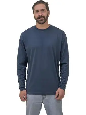 EPIC FITS Long Sleeve Crew Neck T-shirt - Slate Blue
