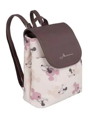 ONIVA Downtown Mini Cooler Backpack - Beige With Vintage Pink Sketch