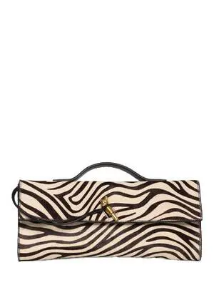 Walter Baker Juliette Clutch Zebra Calf Hair
