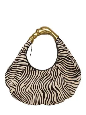 Walter Baker Lennon Mini Hobo - Zebra Calf Hair