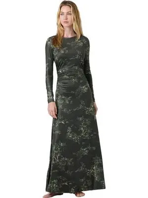 BY TESS COLLECTION Carrie Maxi Dress Green Floral