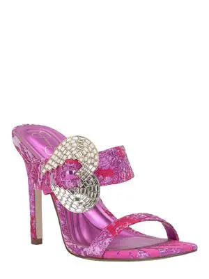 Jessica Simpson Orrieta Stiletto Heel Slide Sandal - Pink/red Combo