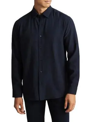 MAVI Long Sleeve Button-up Shirt Total Eclipse