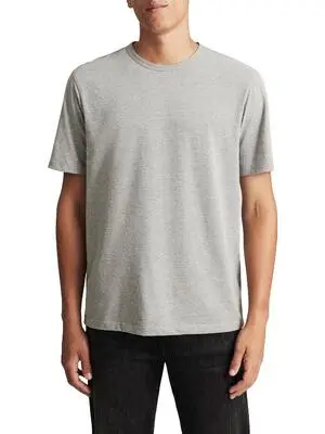 MAVI Grey Mélange Cotton Blend Crewneck T-shirt - Grey Melange