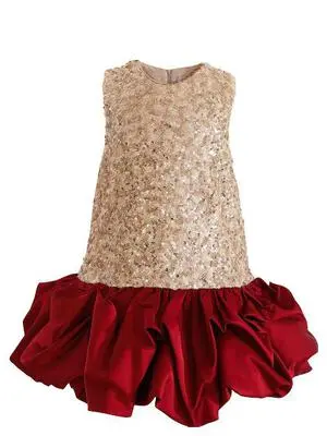 TULLEEN Ruffles & Gleam Dress Gold