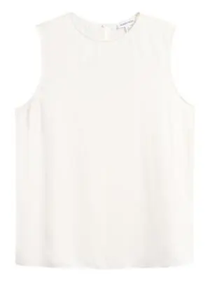 NORDSTROM Satin Scoop Neck Tank