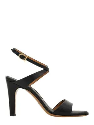 FERRAGAMO High-heeled Strappy Sandal - Black