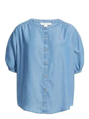 BEACHLUNCHLOUNGE Deja Short Sleeve Denim Shirt