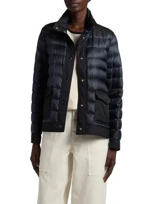 Moncler Origan Down Puffer Jacket - Dark Navy Blue