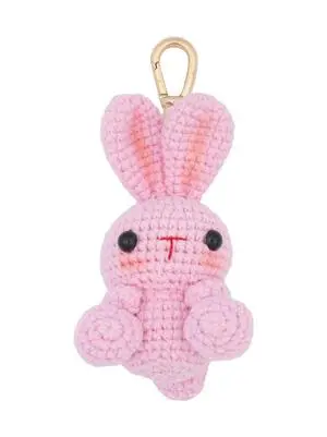 Bp. Crochet Bunny Bag Charm - Pink Multi