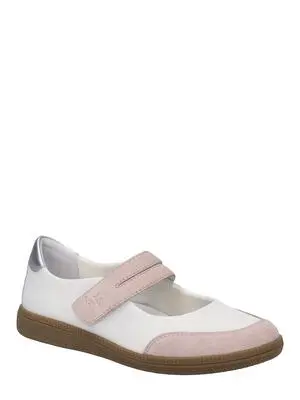Josef Seibel Jolene Mixed Media Mary Jane Sneaker - Pink Suede